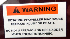Propeller Warnings at 2013 Tulsa Boat Show